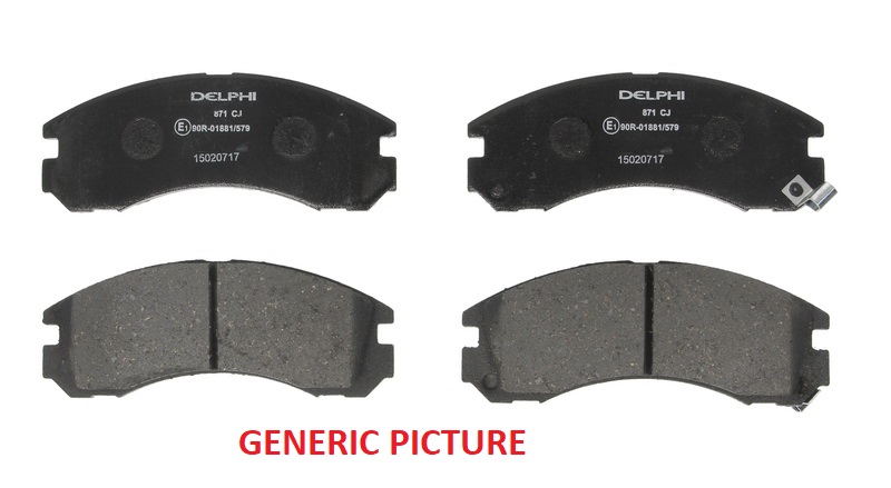 BRAKE PADS SET FRONT FITS: CHEVROLET SPARK DFITS FORWOO MATIZ 0.8 ...